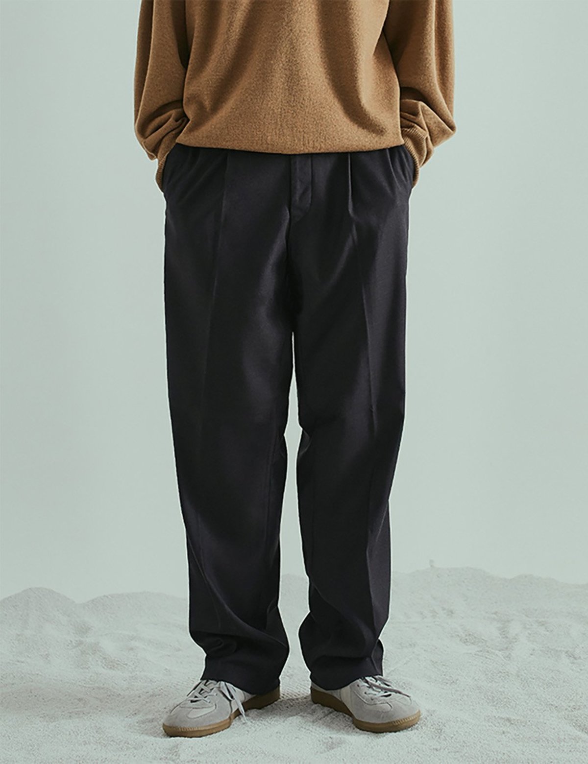 Uniform Bridge Wide Slack Pants - Grey | Garmentory