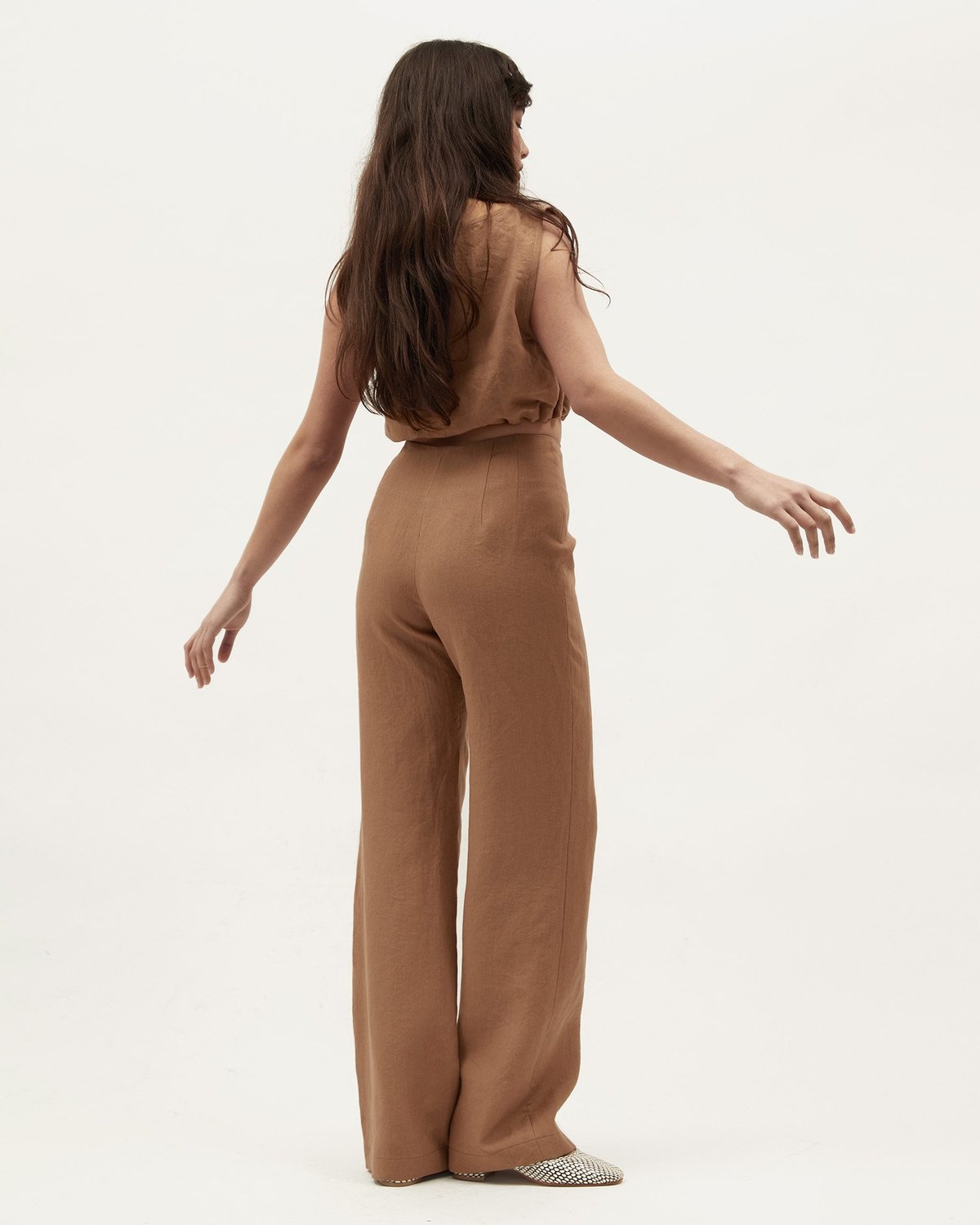 Dominique Healy Sonia pant - Cognac | Garmentory