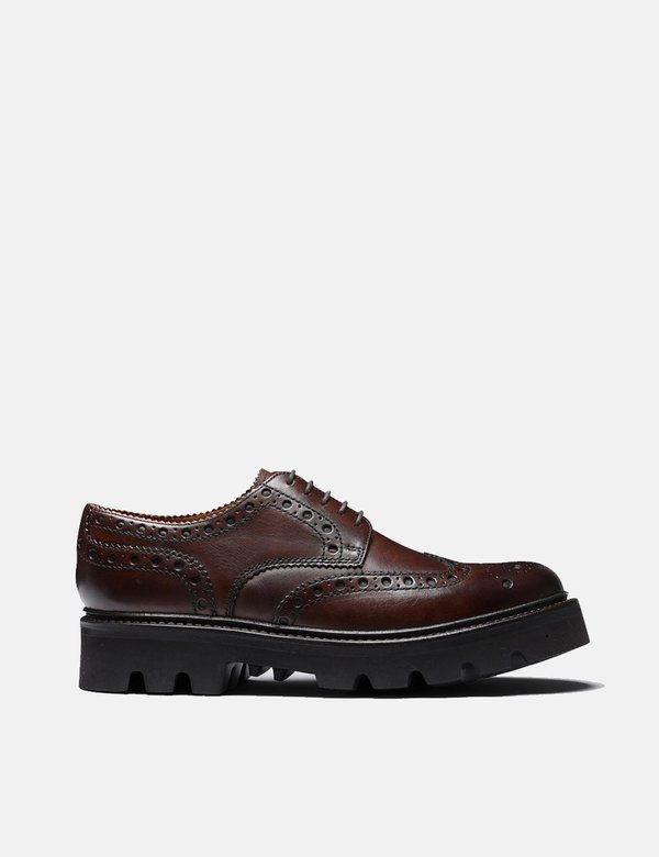 Grenson Archie Commando Sole (Leather) - Brown | Garmentory
