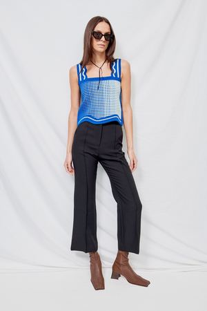 PH5 Blue/Mint Zane Wavy Crop Tank - blue | Garmentory