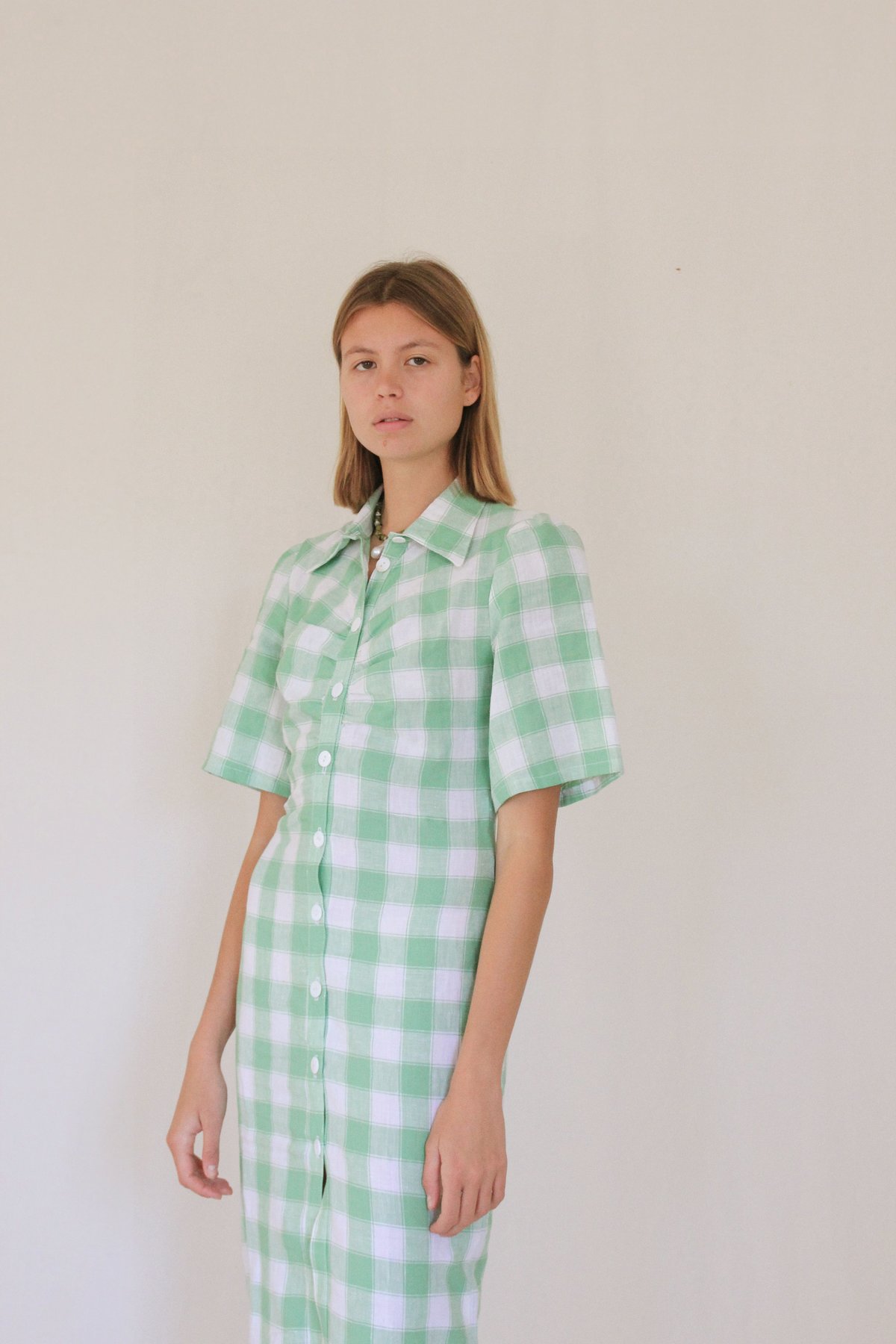 Muse the Label Mari Dress - Mint | Garmentory