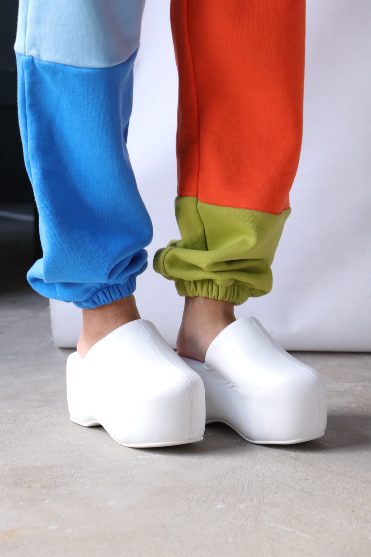 Simon Miller Vegan Platform Bubble Clog - White | Garmentory