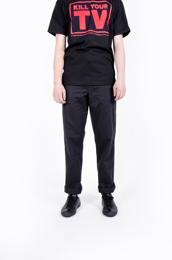 Stan Ray 1300 Slim Straight Fatigue Pant - Black | Garmentory