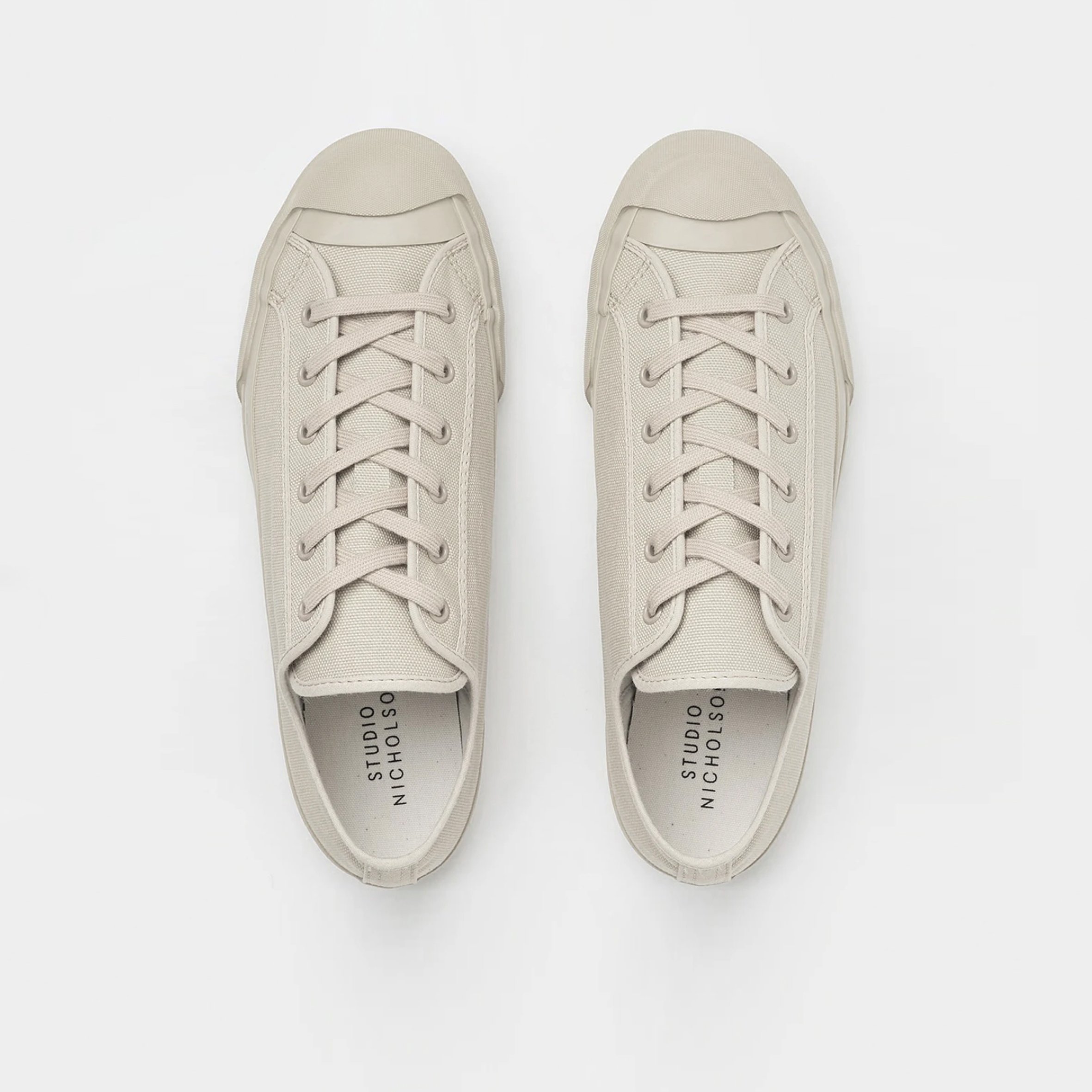 Studio Nicholson x Moonstar Merino Vulcanised Sole Canvas Shoe - Dove ...