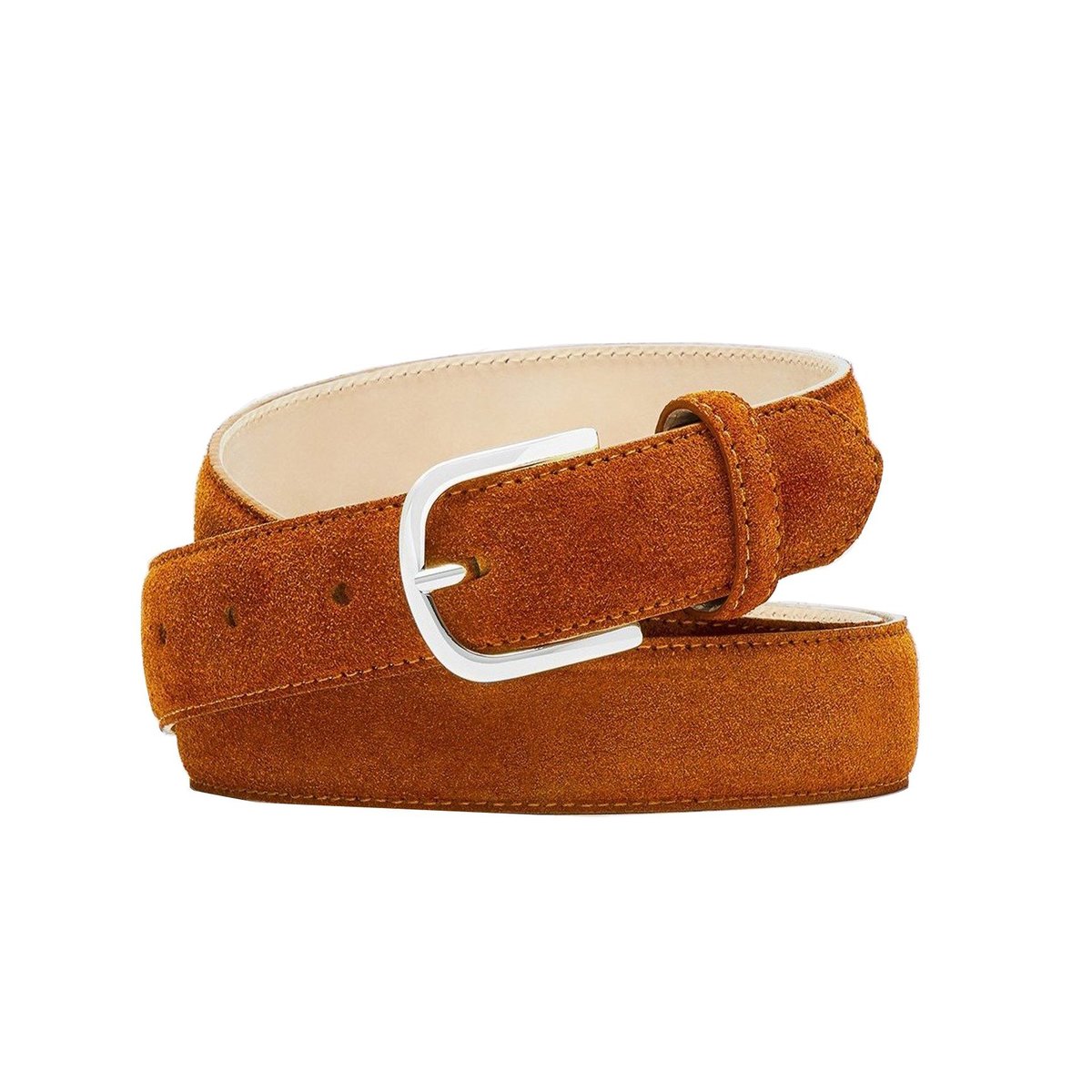 Allen Street Clark 110 Suede Belt - Camel | Garmentory