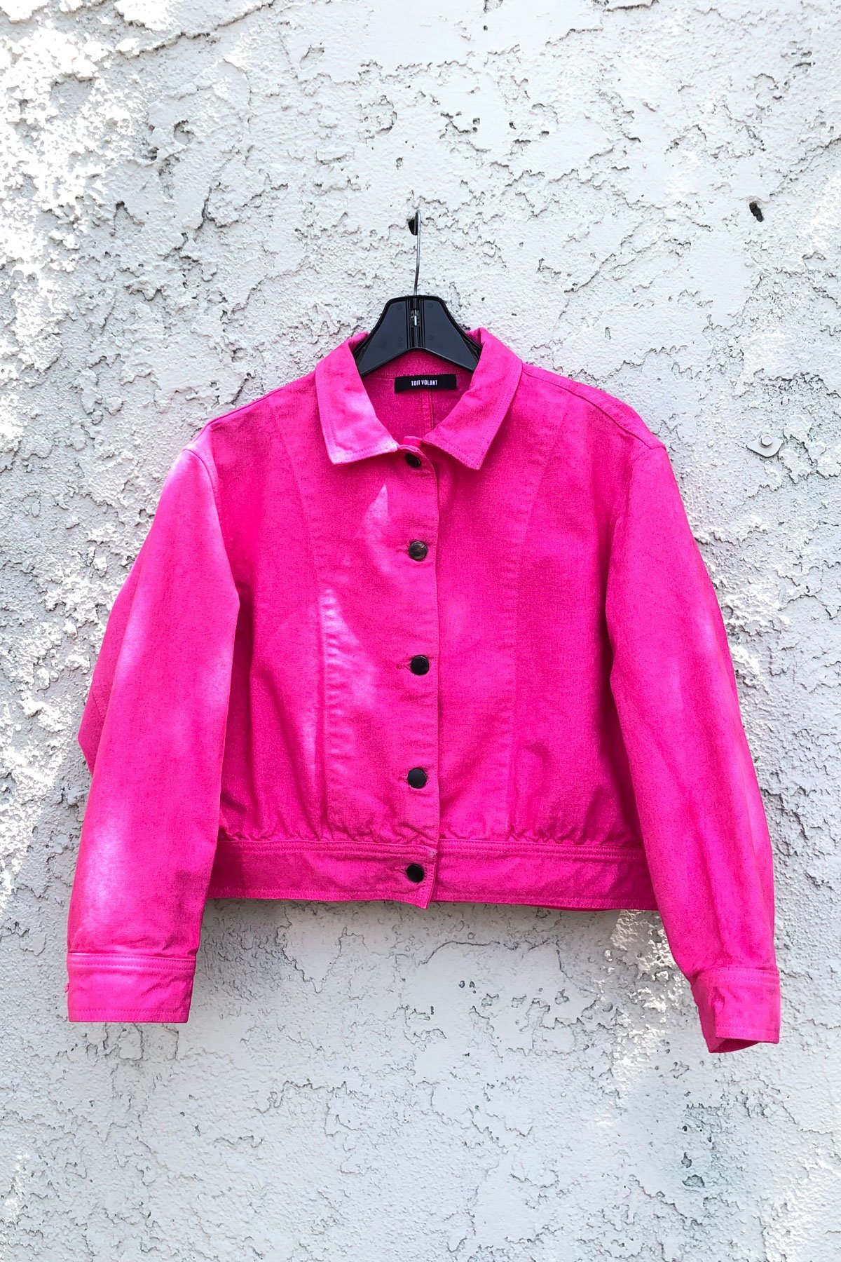 Toit Volant Basic Boxy Jacket - Fuschia Sample | Garmentory