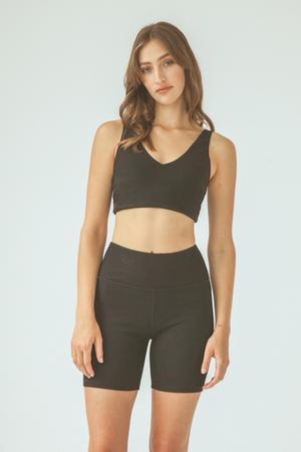 Arcaa Movement Hazel Ribbed Bra - Black | Garmentory