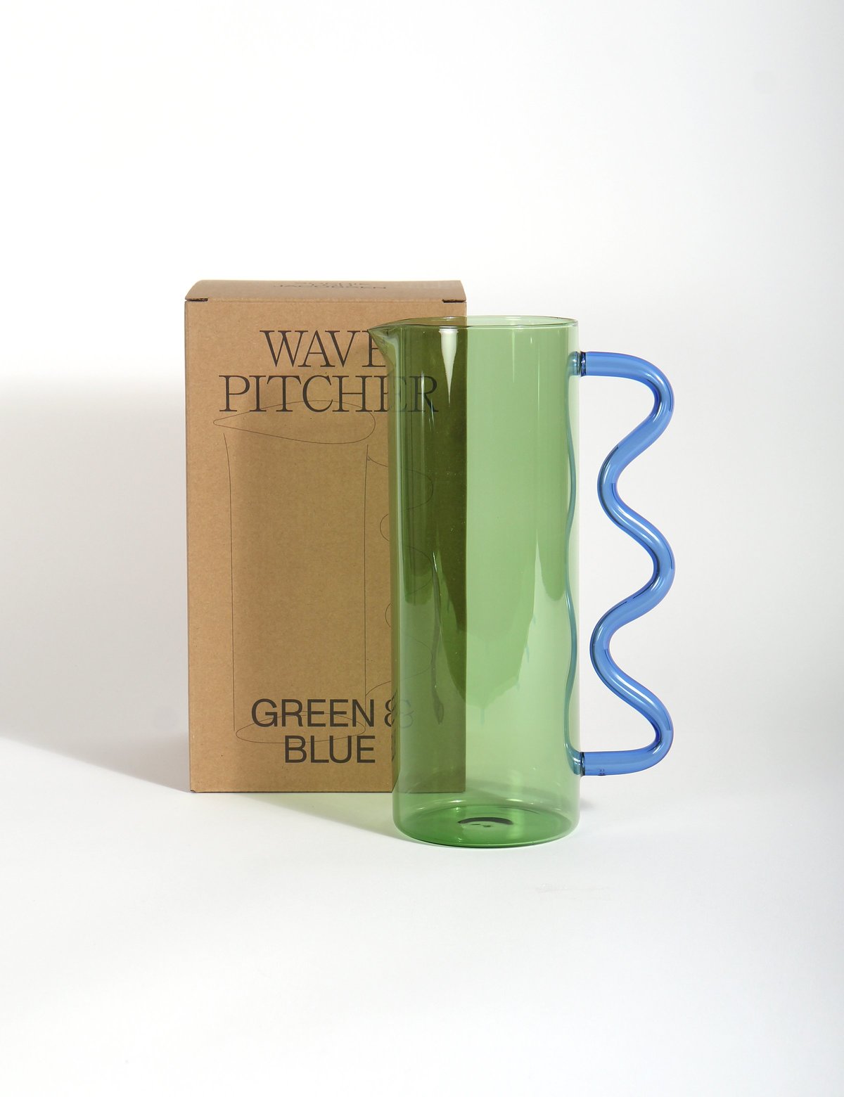 Sophie Lou Jacobsen Wave Pitcher - Green/Blue | Garmentory