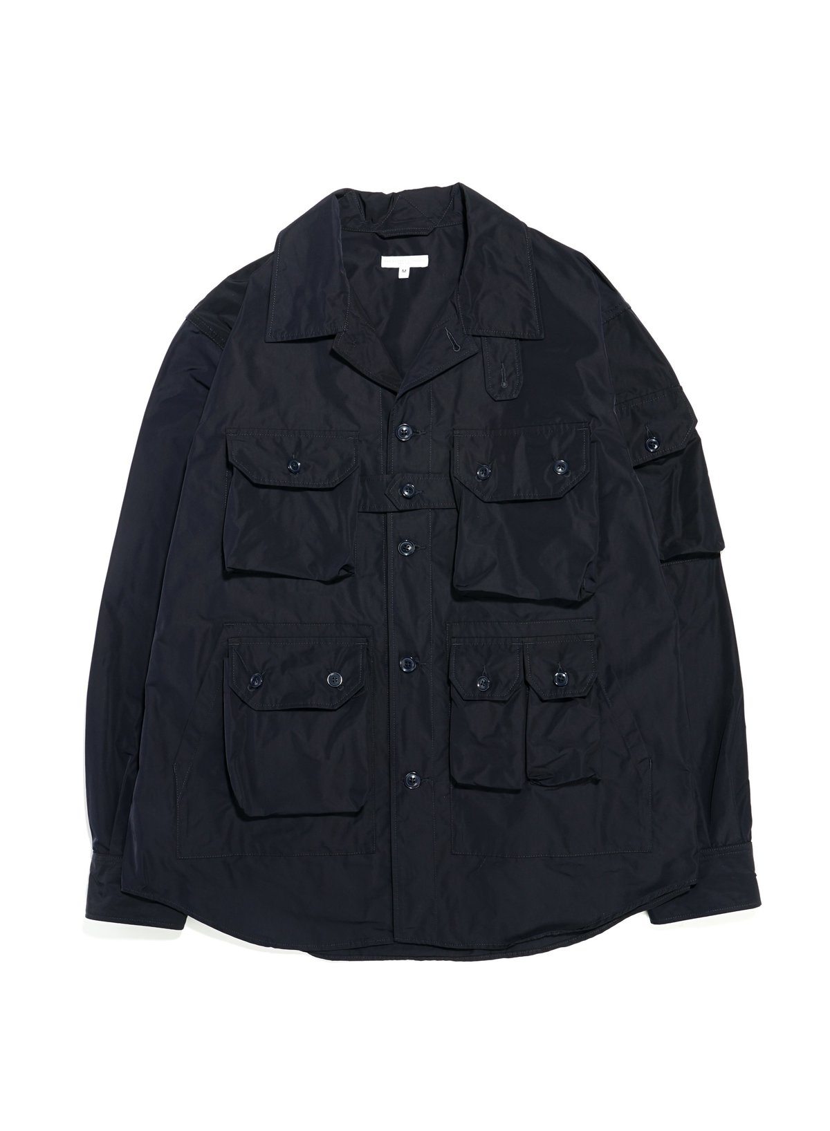 Engineered Garments Explorer Shirt Jacket - Dark Navy Memory Polyester ...