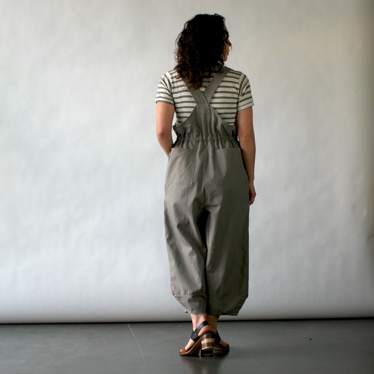 Rebe Ellery Overalls in Stone | Garmentory