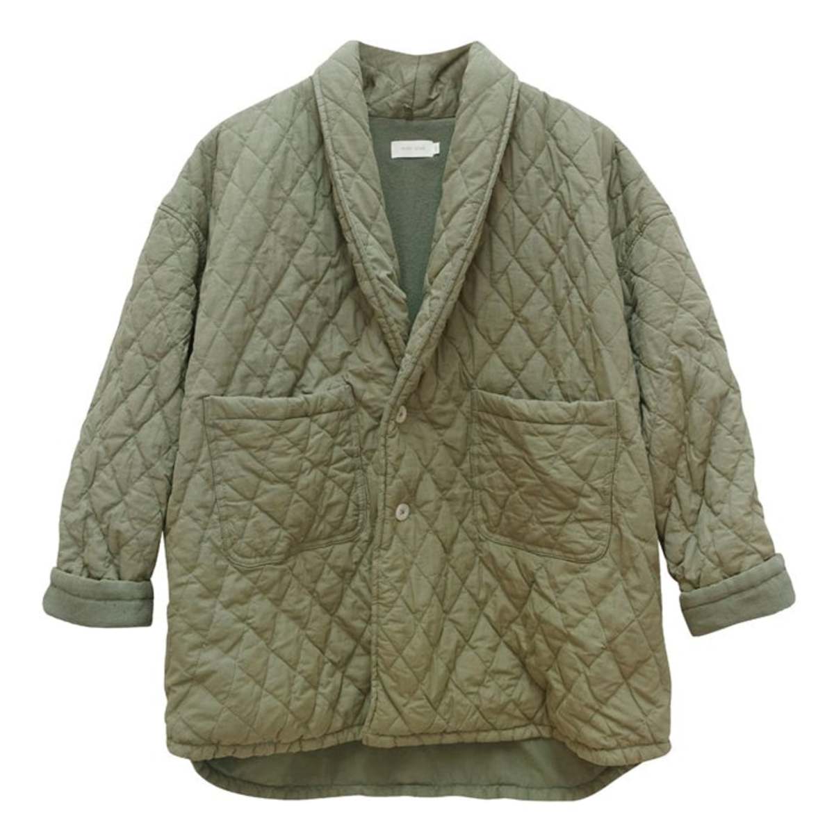 Nico Nico Woman Ellis Quilted Coat - Avocado Green | Garmentory