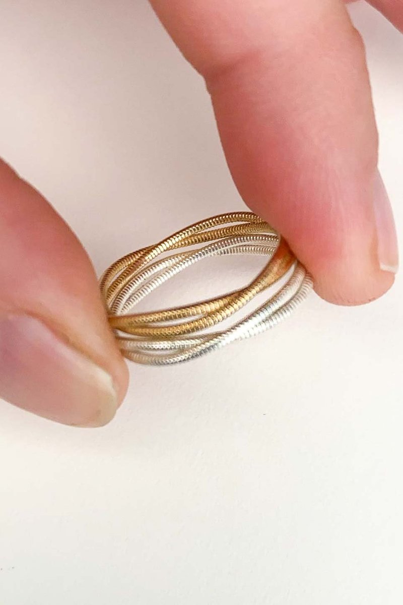 Lina Noel Jewelry Heartstring Guitar String Ring | Garmentory