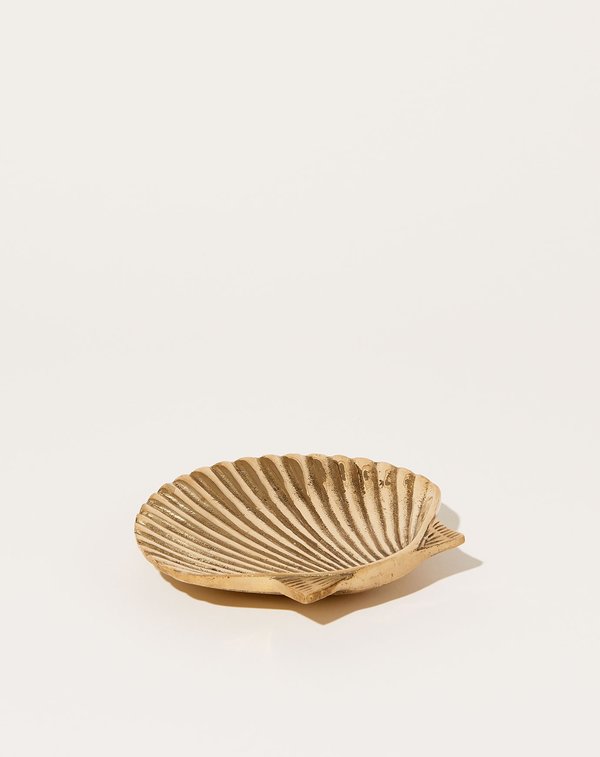 Vintage Brass Shell Dish - Brass | Garmentory