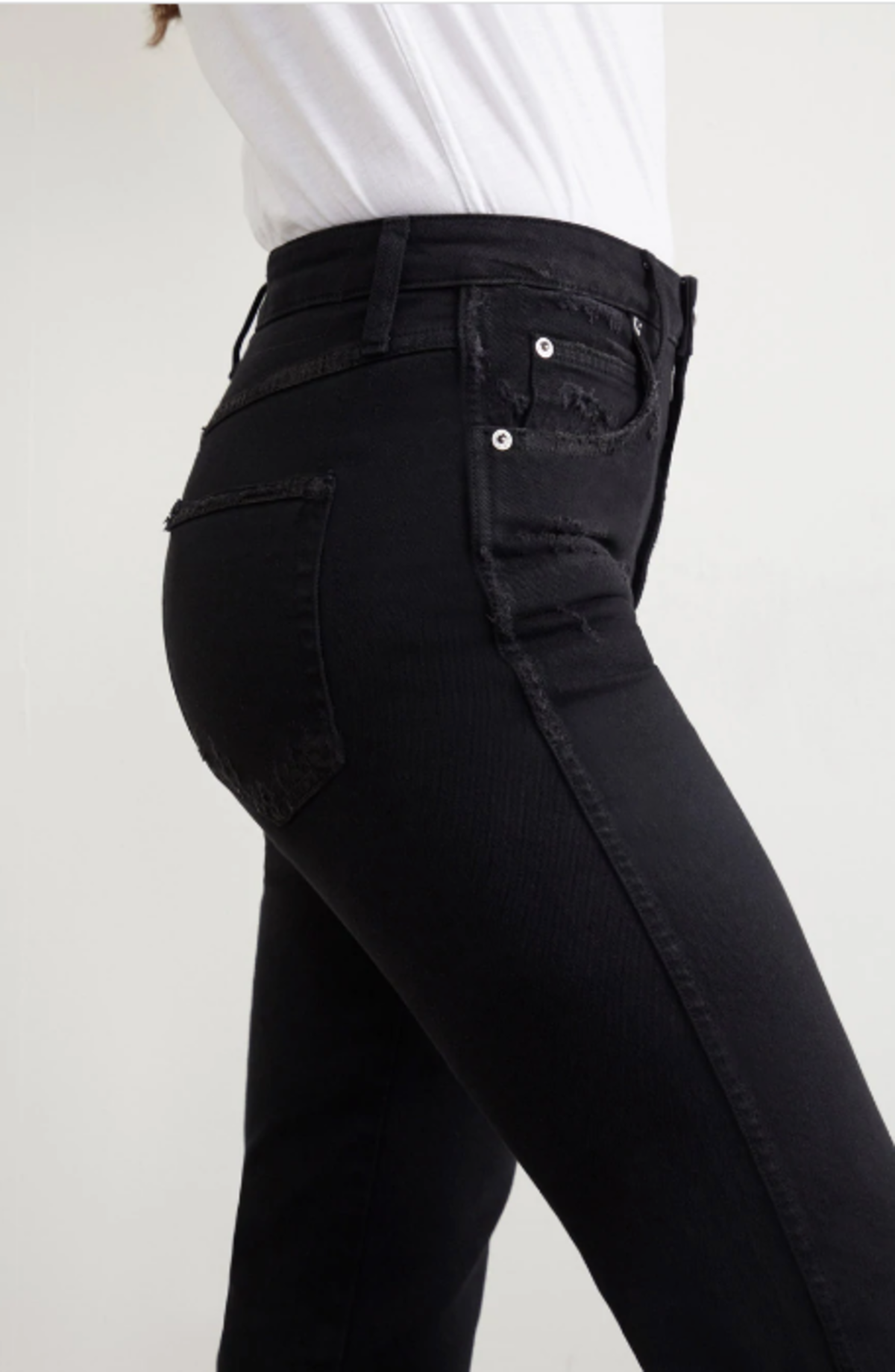 amo denim Bella HR Boot denim - Black Oak | Garmentory