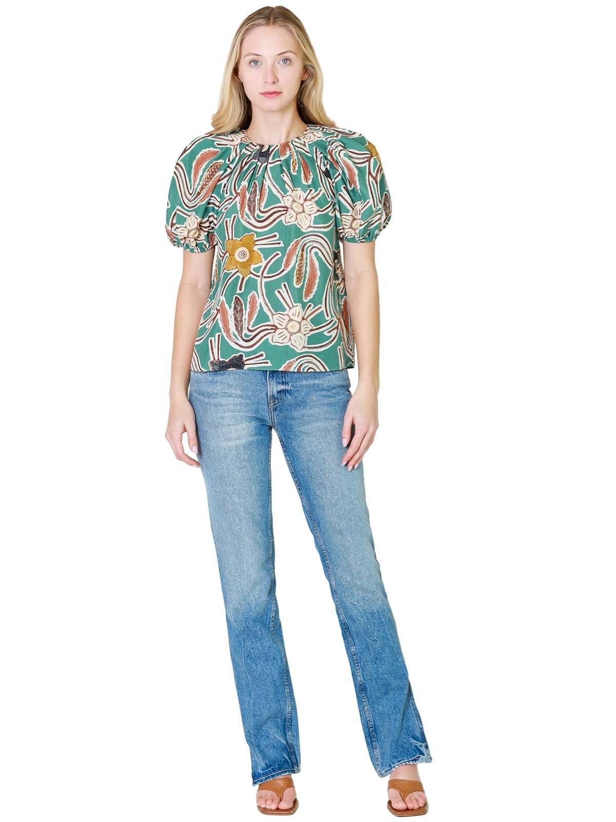 Ulla Johnson Anila Blouse - Topaz | Garmentory