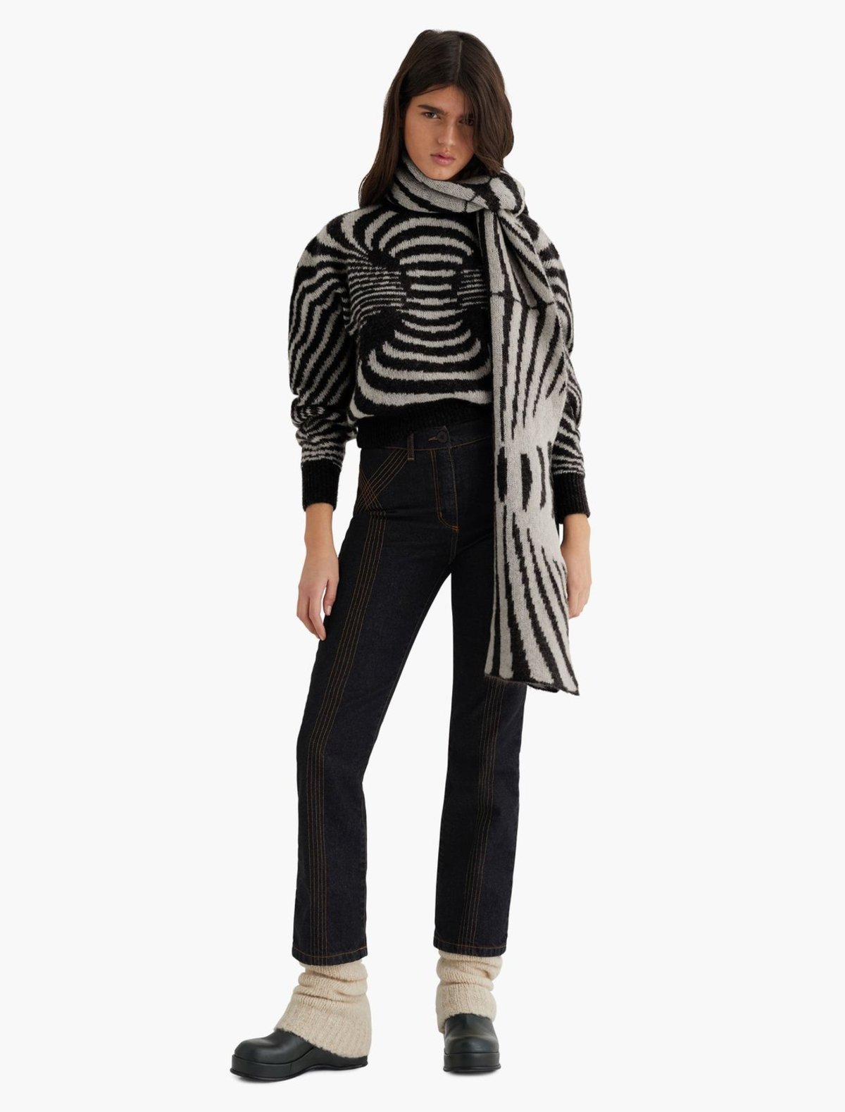 Paloma Wool Matrix Sweater - Black | Garmentory
