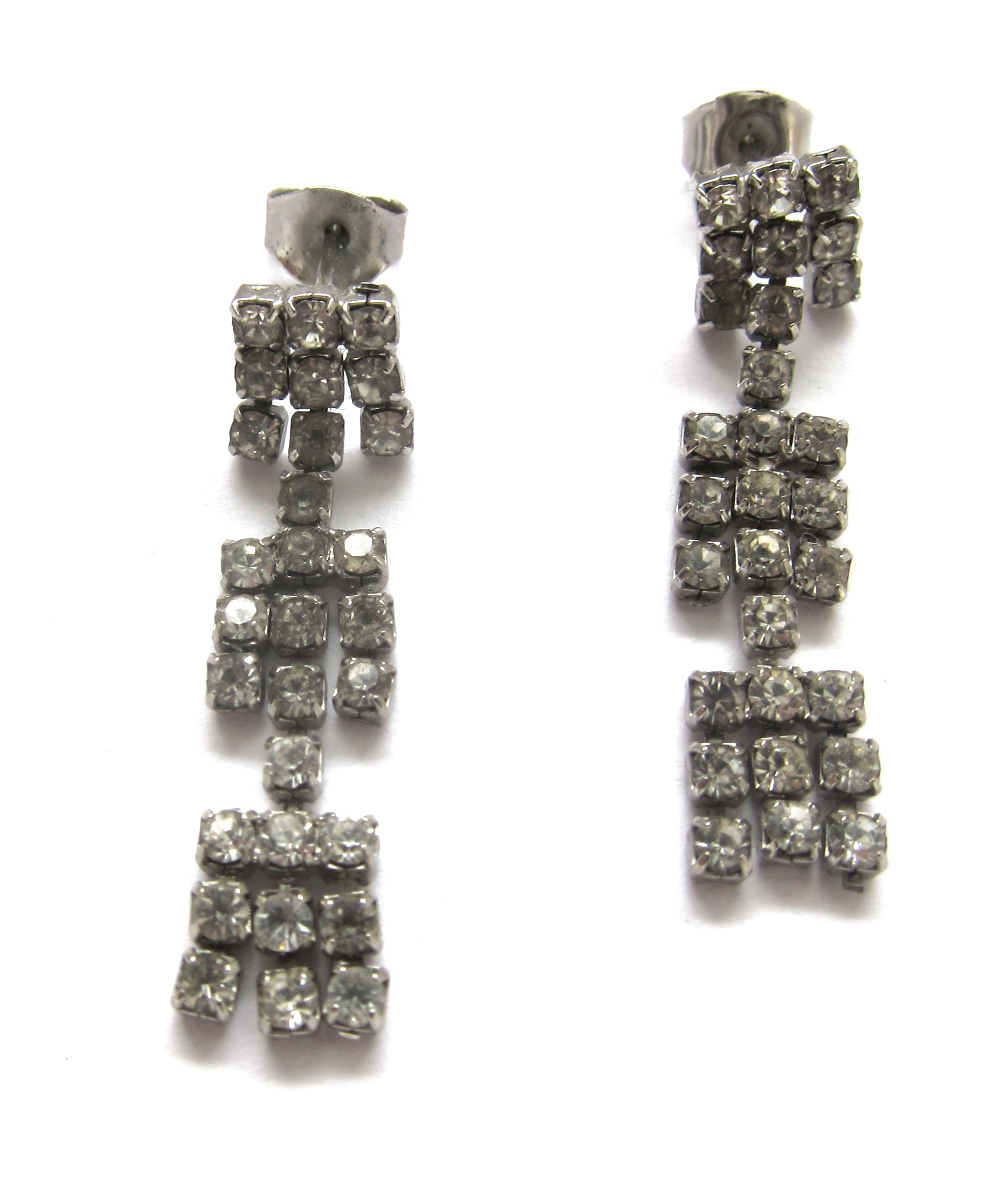 Vintage Collection Rhinestone tassel earrings | Garmentory