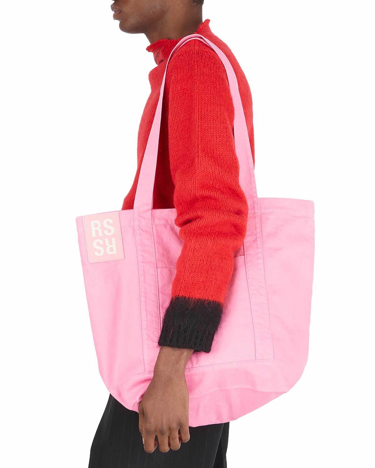 Raf Simons Logo Tote Bag - Pink | Garmentory