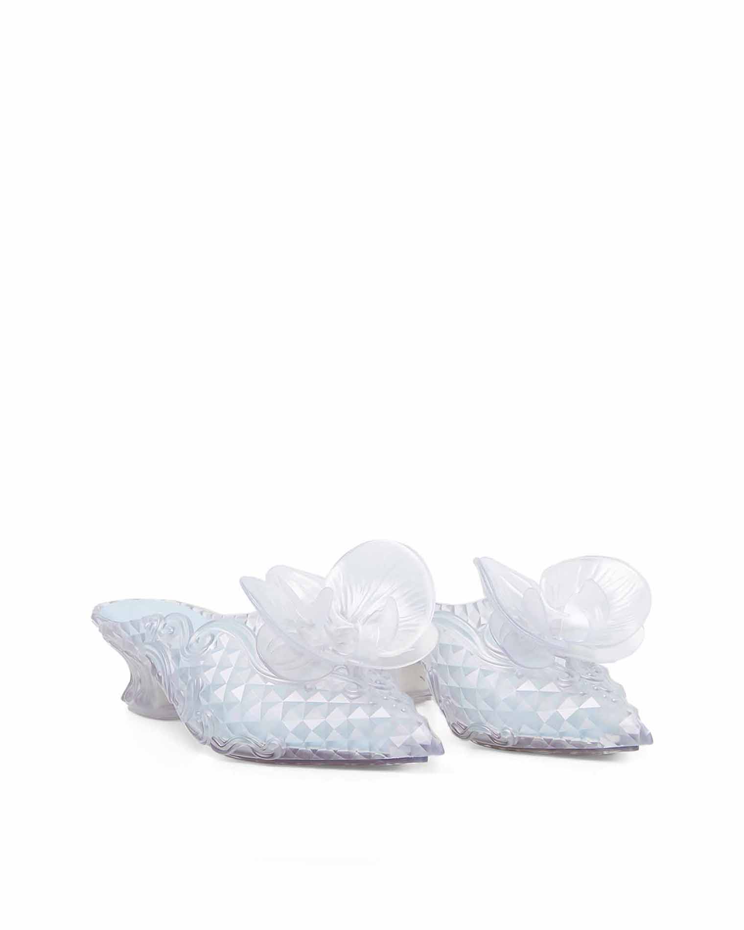 Y/Project x Melissa Transparent PVC Muels Shoes - White | Garmentory