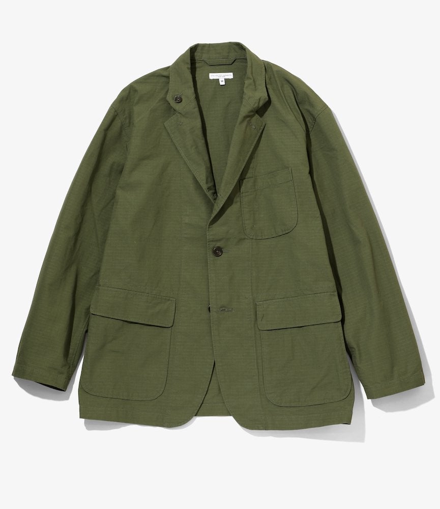 Engineered Garments Loiter Cotton Ripstop Jacket - Olive | Garmentory