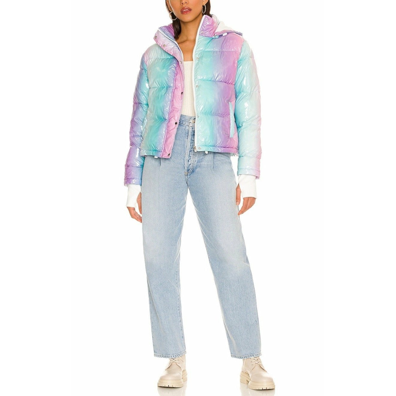 Beach Riot Puffer Coat - Pastel | Garmentory