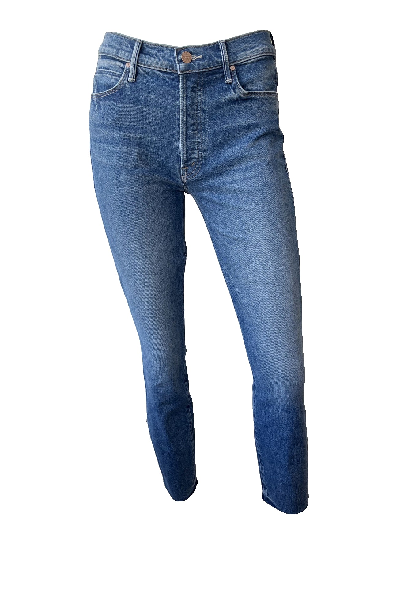 Mother Denim Stunner Ankle Fray Jeans - Crate Digger | Garmentory