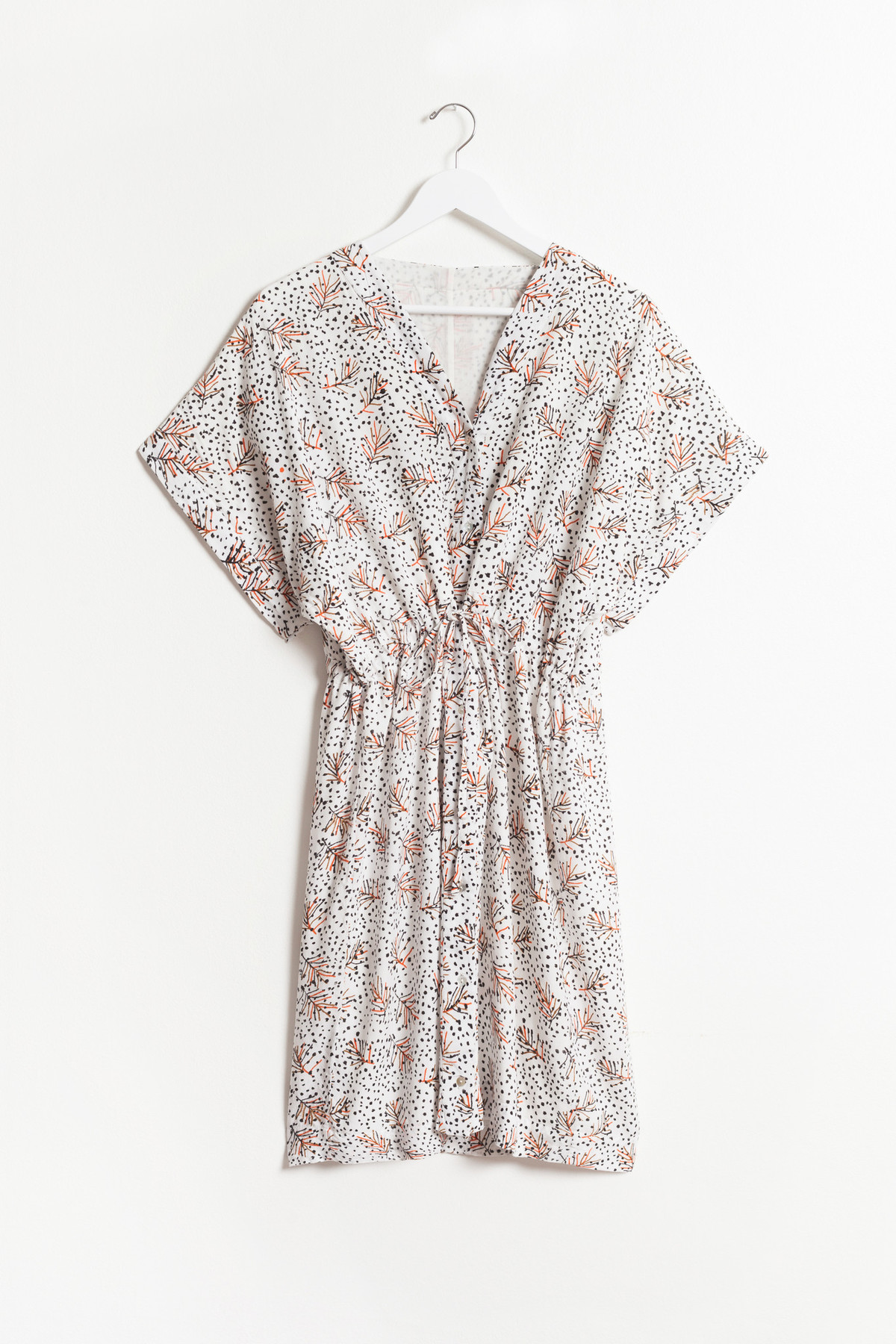Osei-Duro Toss Kimono in White Pines | Garmentory