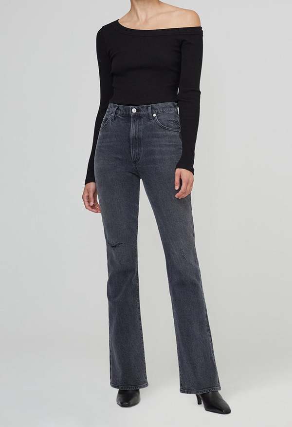 Citizens of Humanity Lilah High Rise Bootcut Long - Anthem | Garmentory
