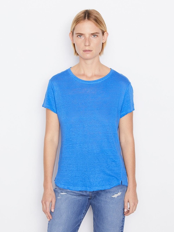 FRAME Denim Easy True Tee - Jet Stream | Garmentory