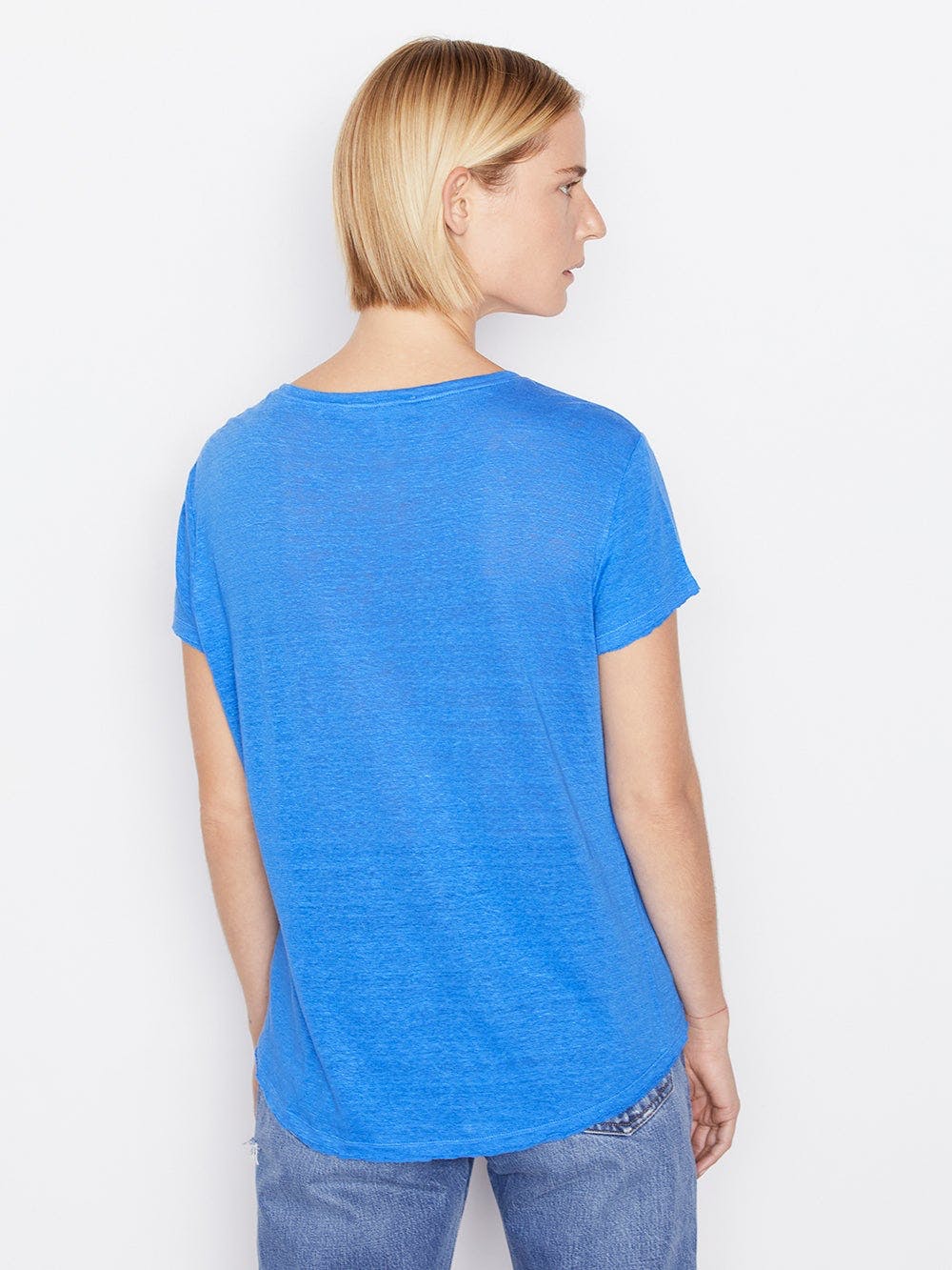 FRAME Denim Easy True Tee - Jet Stream | Garmentory