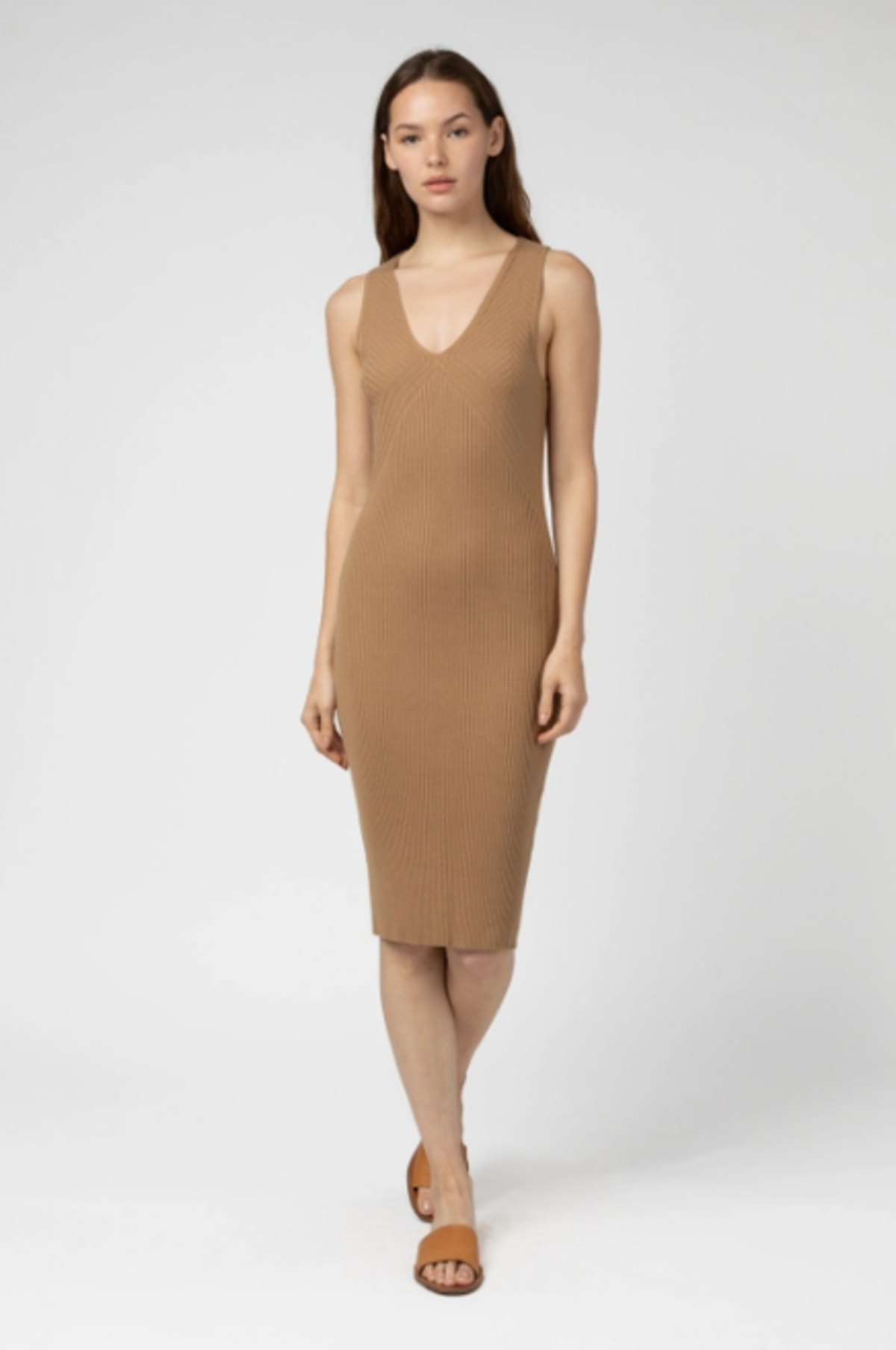 Mod Ref Janine Dress - Olive Green | Garmentory