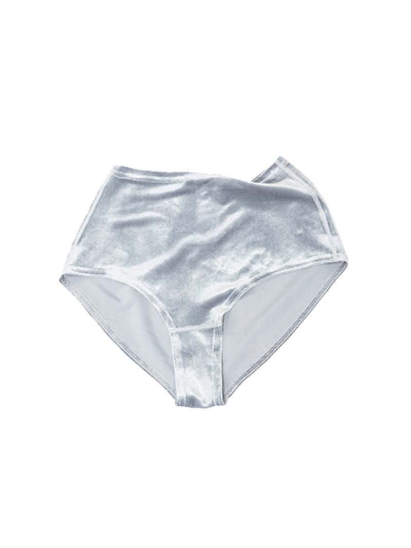 simone-wild-new Velvet Panty - Silver | Garmentory