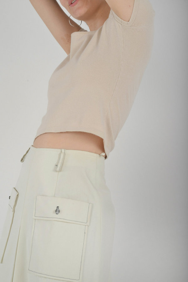 Either, And Vintage Pale Pink Square Neck Tee | Garmentory