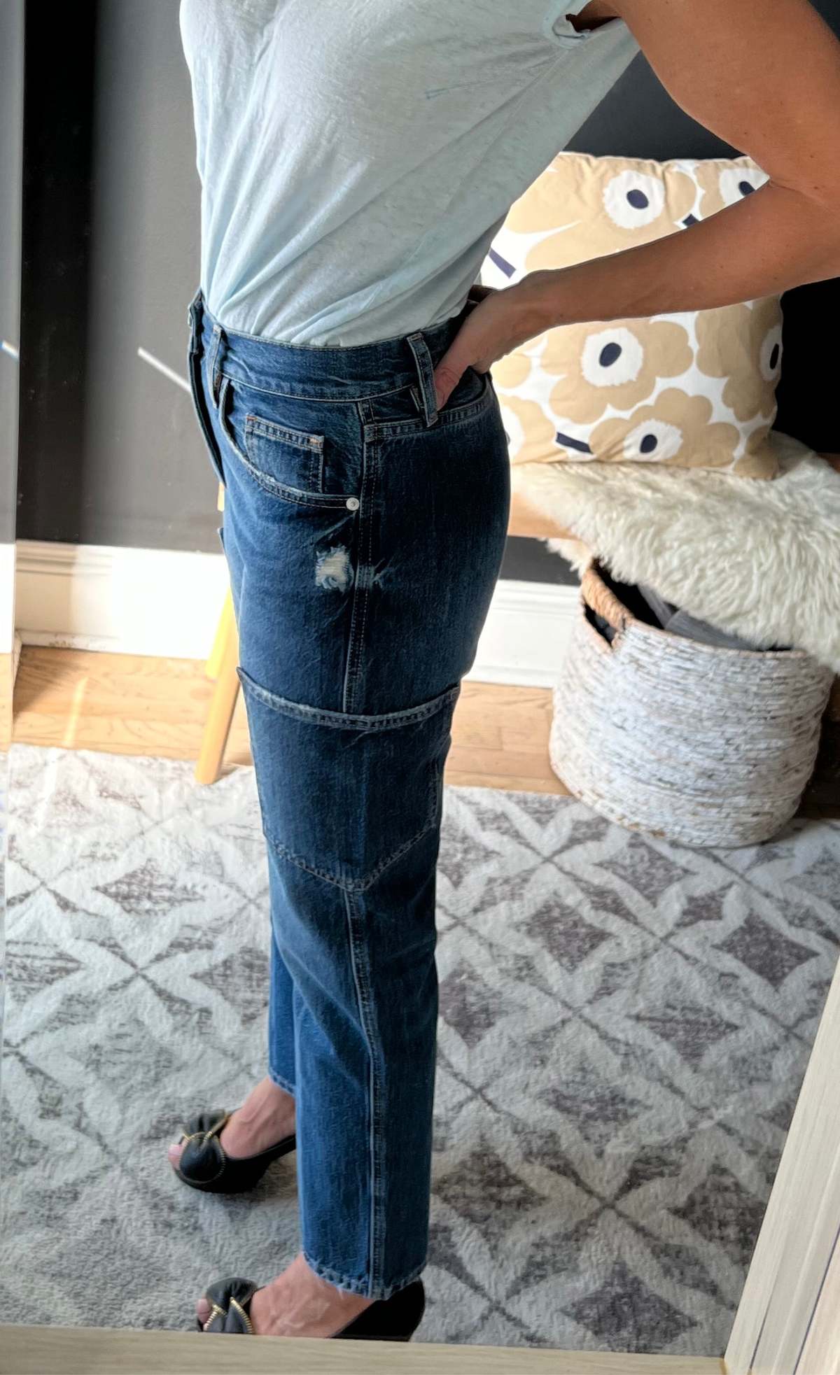 FRAME Denim Side Pocket Le Original Jeans - Blue Cloud | Garmentory