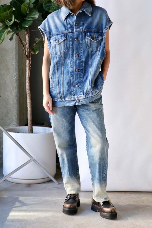 R13 Oversized Trucker Vest - Carlton | Garmentory