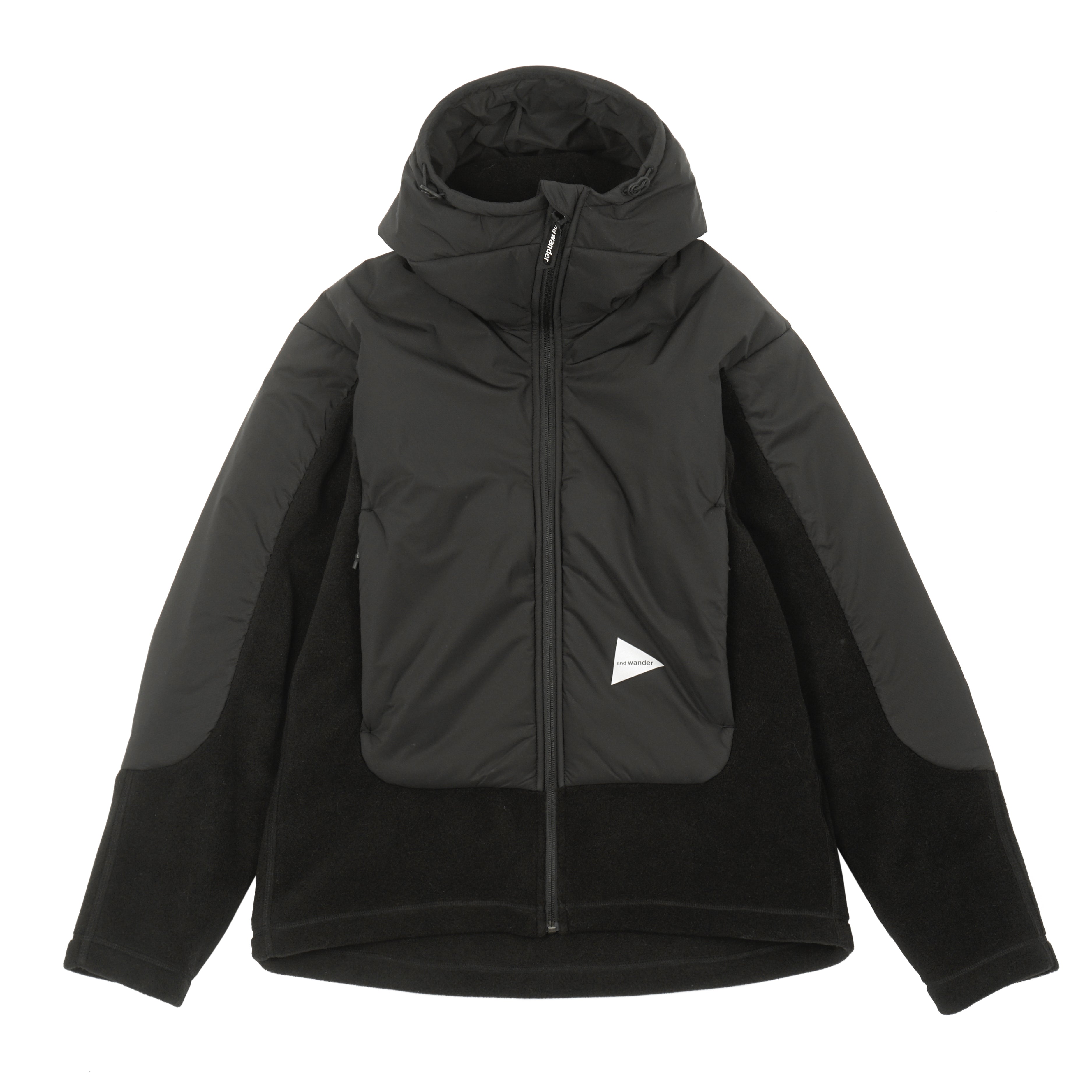 and wander TOP FLEECE JACKET - BLACK | Garmentory