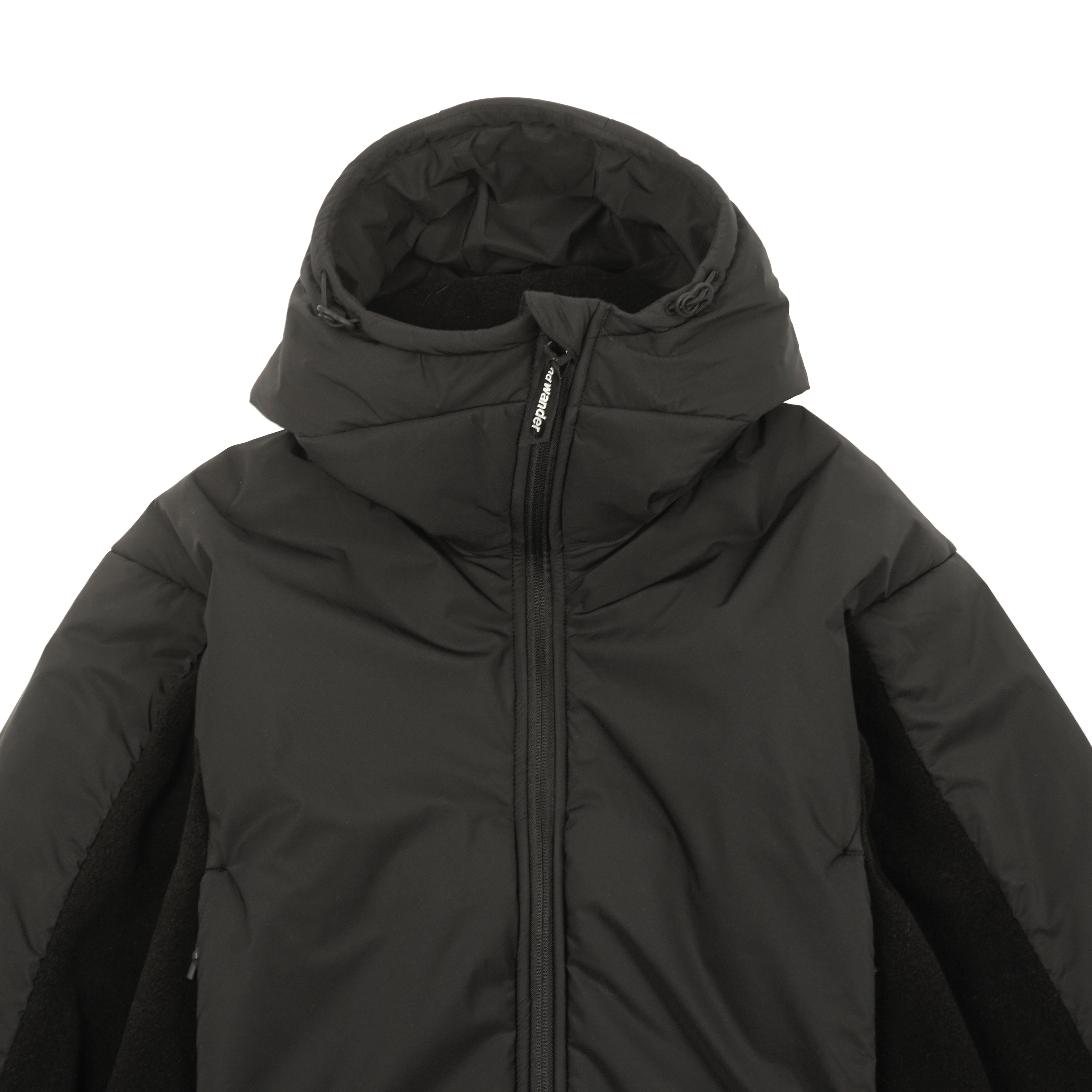 and wander TOP FLEECE JACKET - BLACK | Garmentory