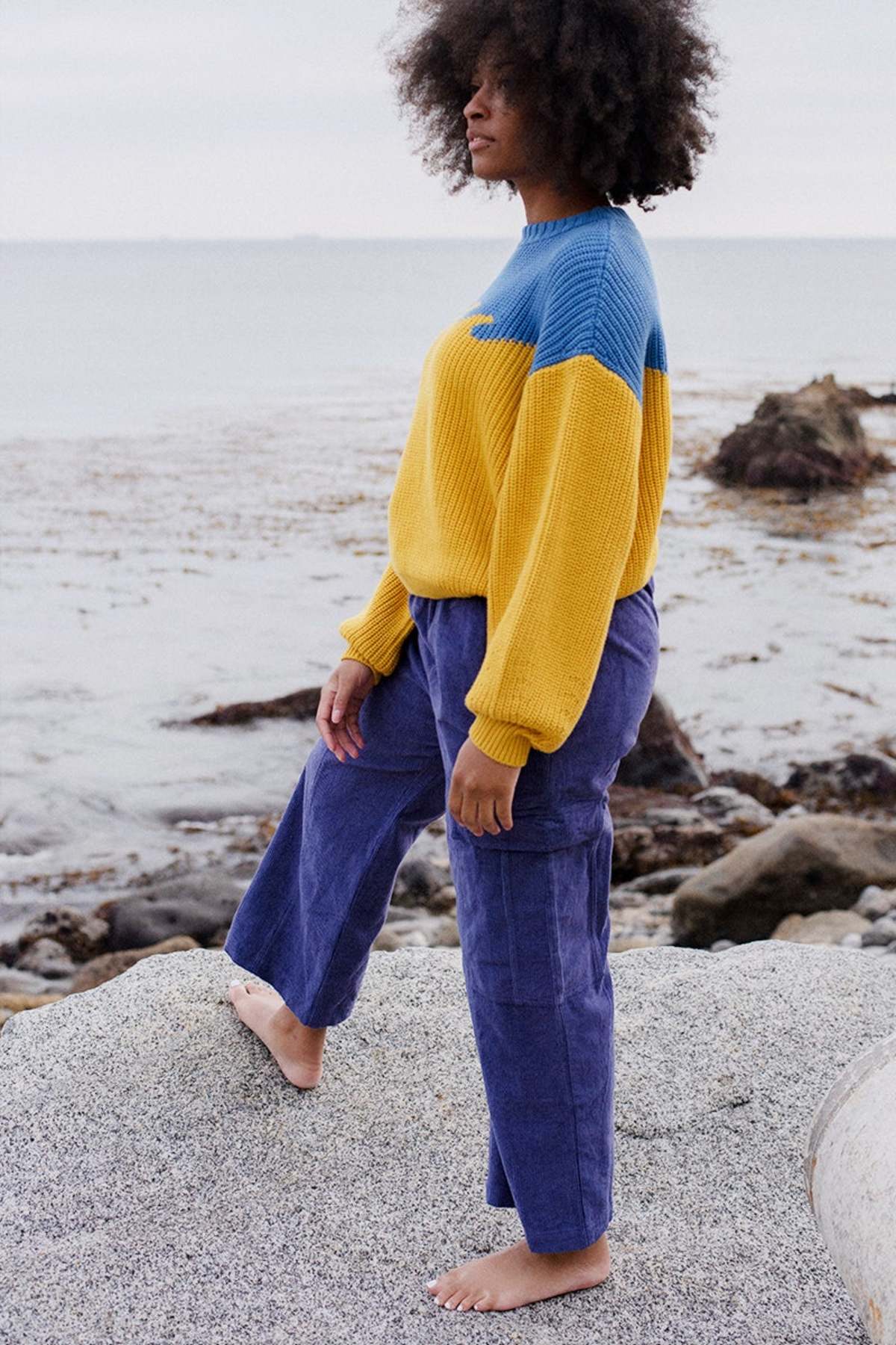 Back Beat Co. Organic Cotton Corduroy Cargo Pants - Heron | Garmentory