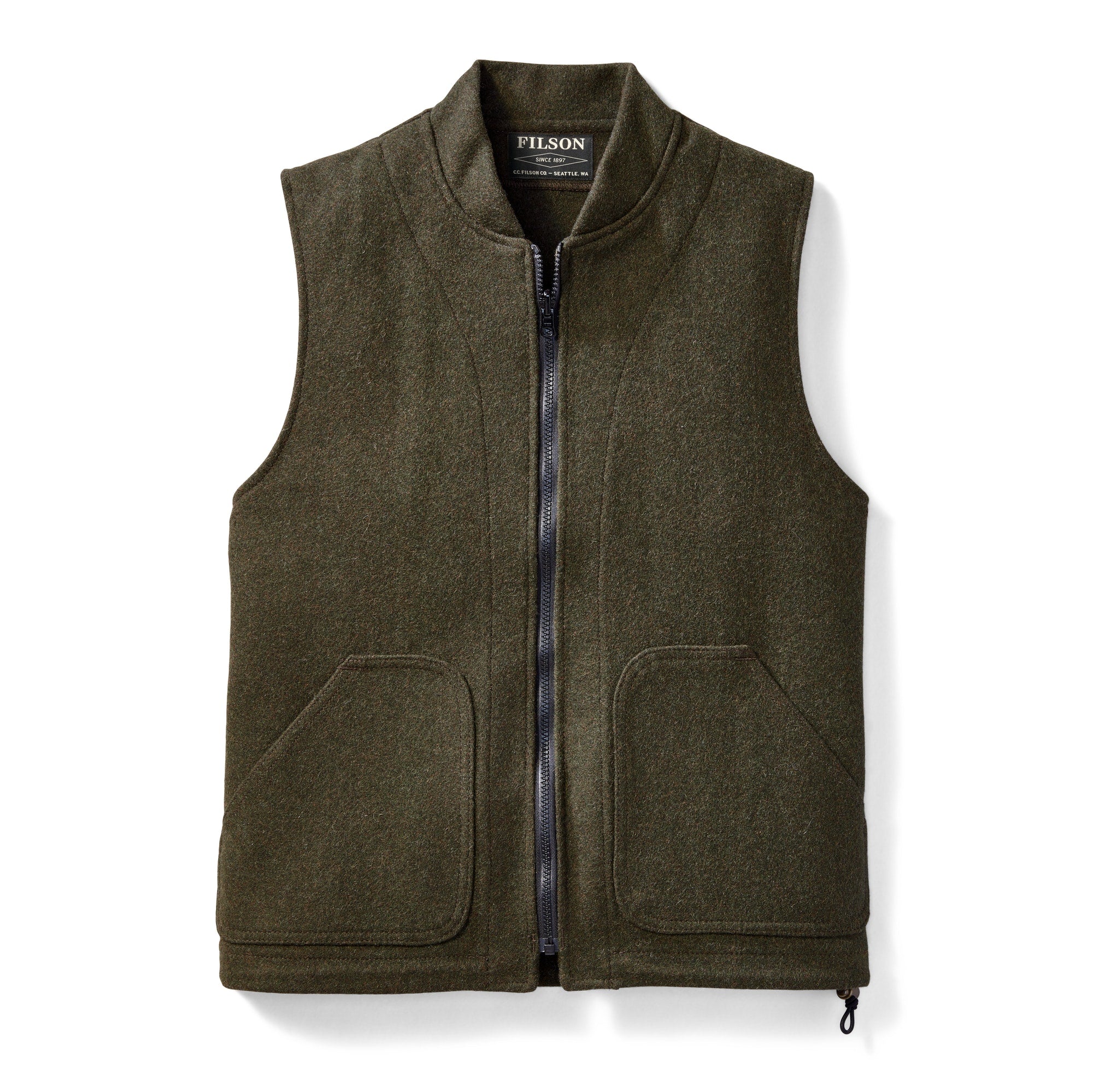 Filson Mackinaw Wool Vest Liner - Forest Green | Garmentory