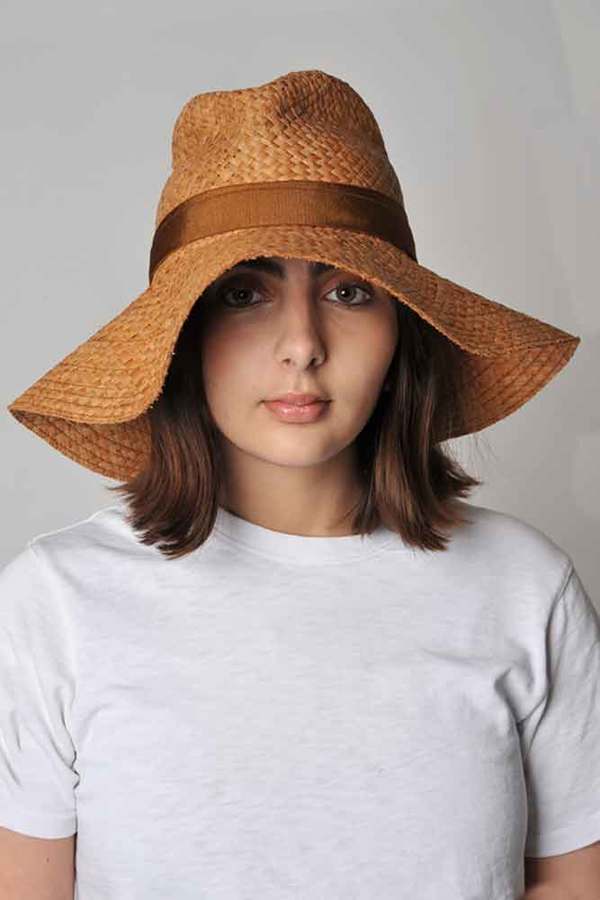 Lola FIrst Aid Hat - Caramel/Bronze Trim Snap | Garmentory