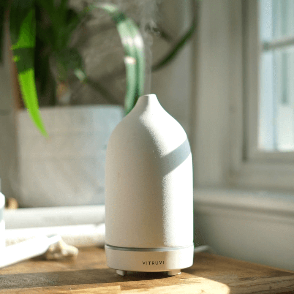 Vitruvi Stone Diffuser - White | Garmentory