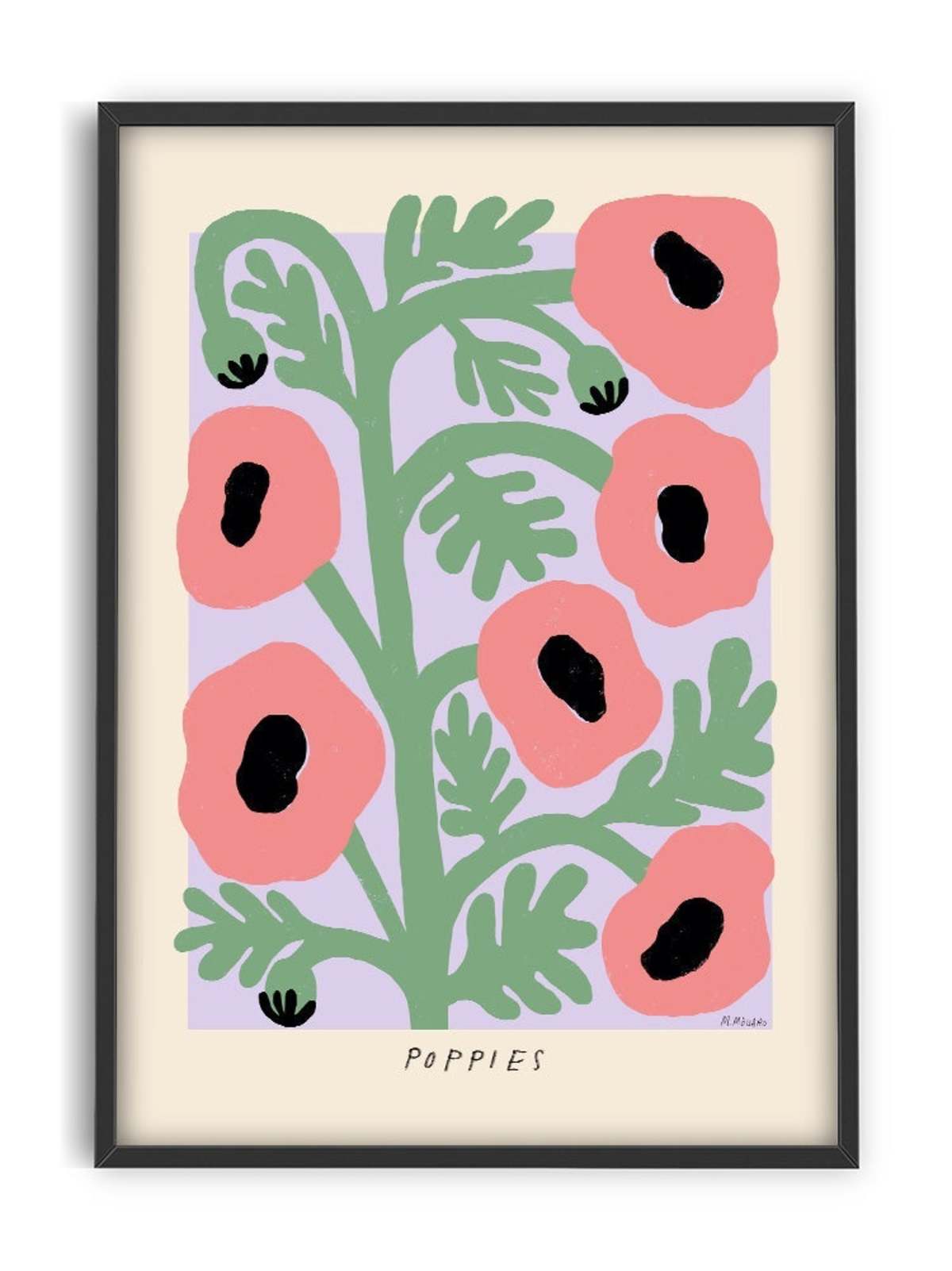 PSTR Studio Pastel Poppies Art Print | Garmentory