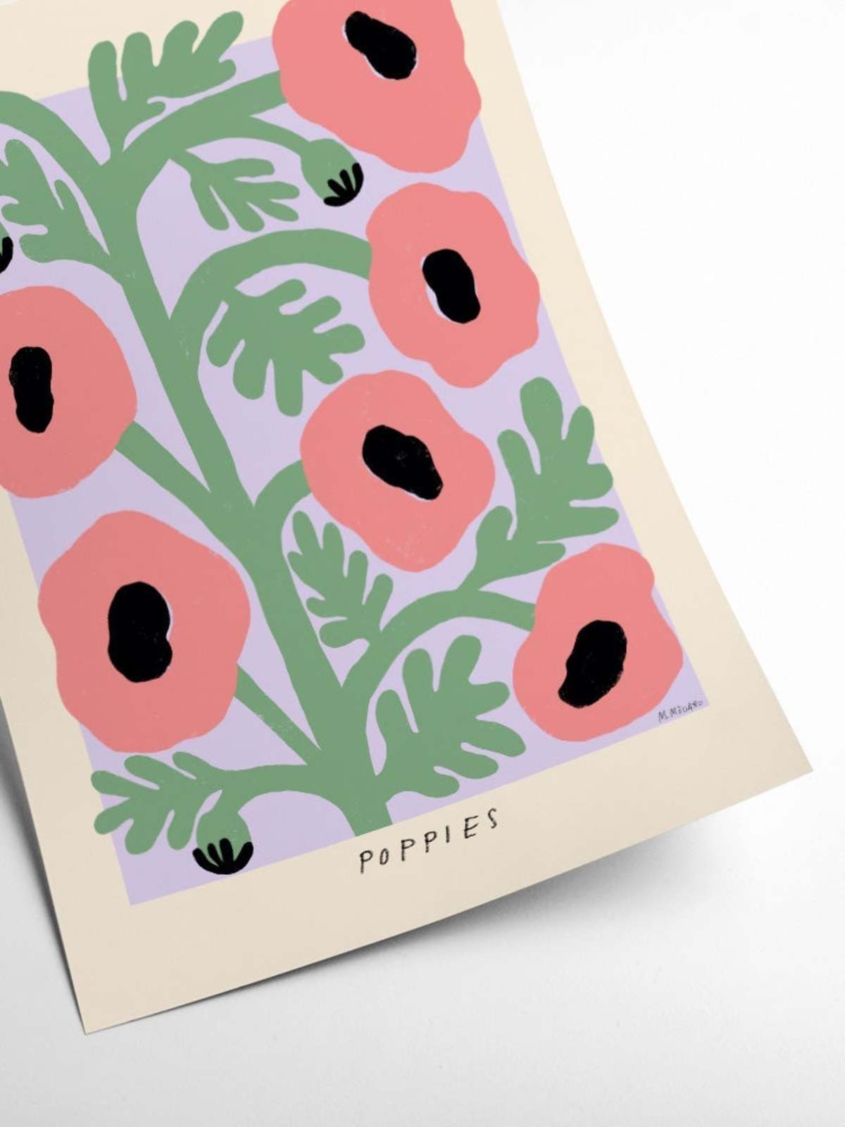 PSTR Studio Pastel Poppies Art Print | Garmentory
