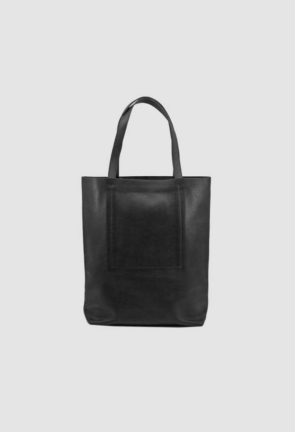Isaac Reina Leather Tote Bag - Black | Garmentory