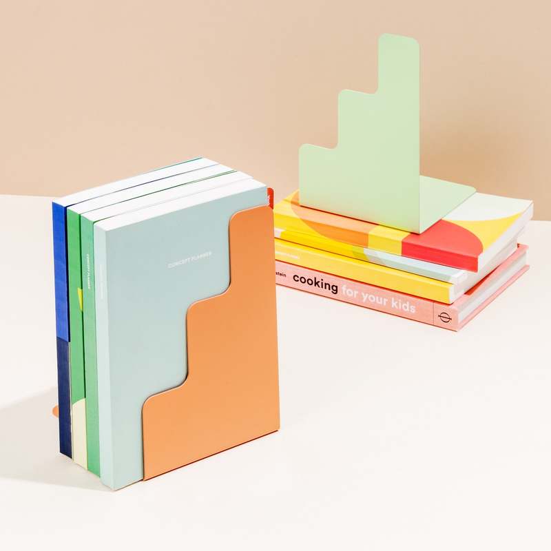 POKETO Set of 4 Steps & Mounds Bookends | Garmentory