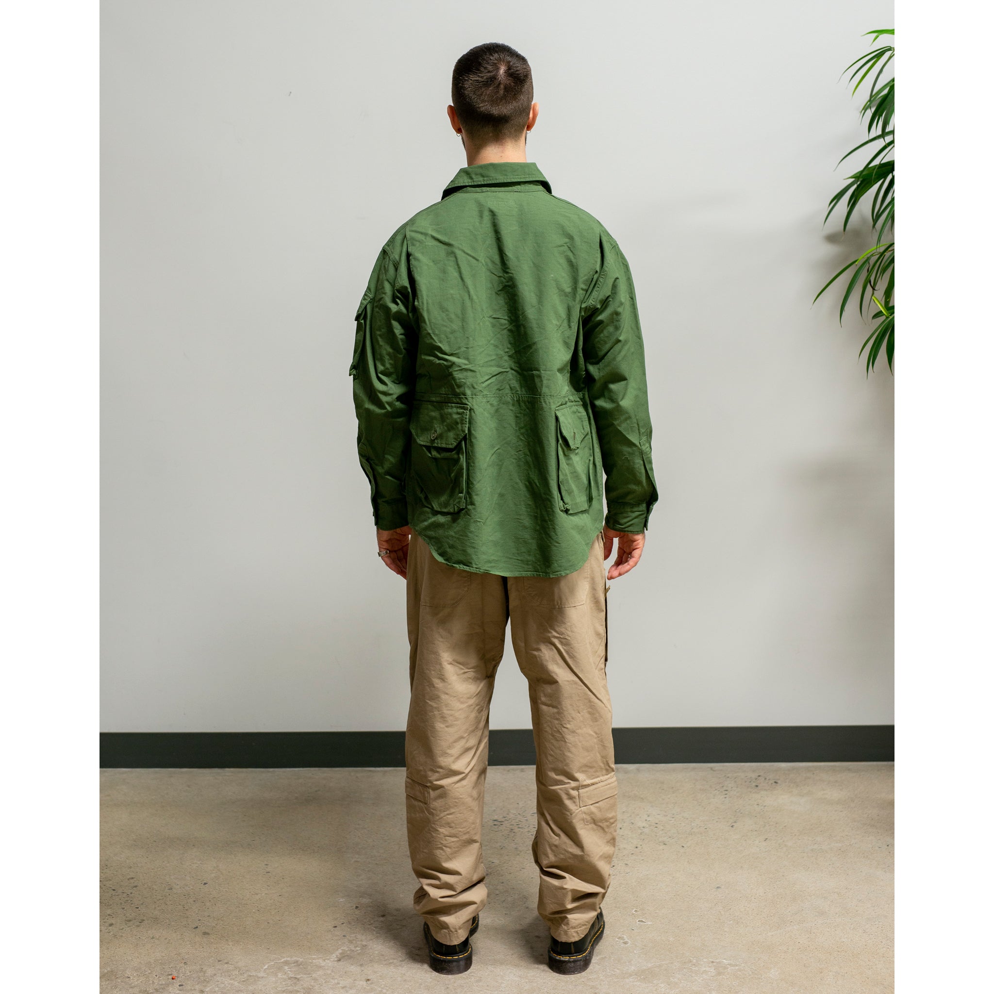 Engineered Garments Cotton Ripstop Explorer Shirt Jacket - Olive ...