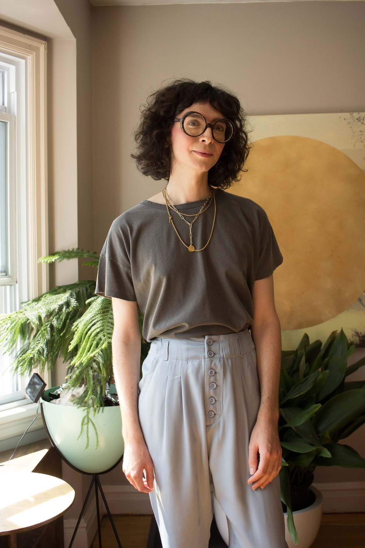 Eve Gravel Keaton Pants - Salt Water Blue (BFF) | Garmentory