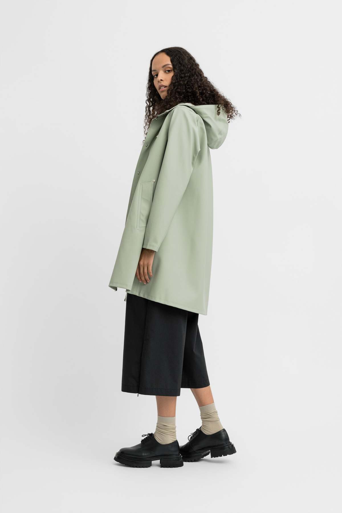 Stutterheim Mosebacke Rain Jacket - Sage | Garmentory