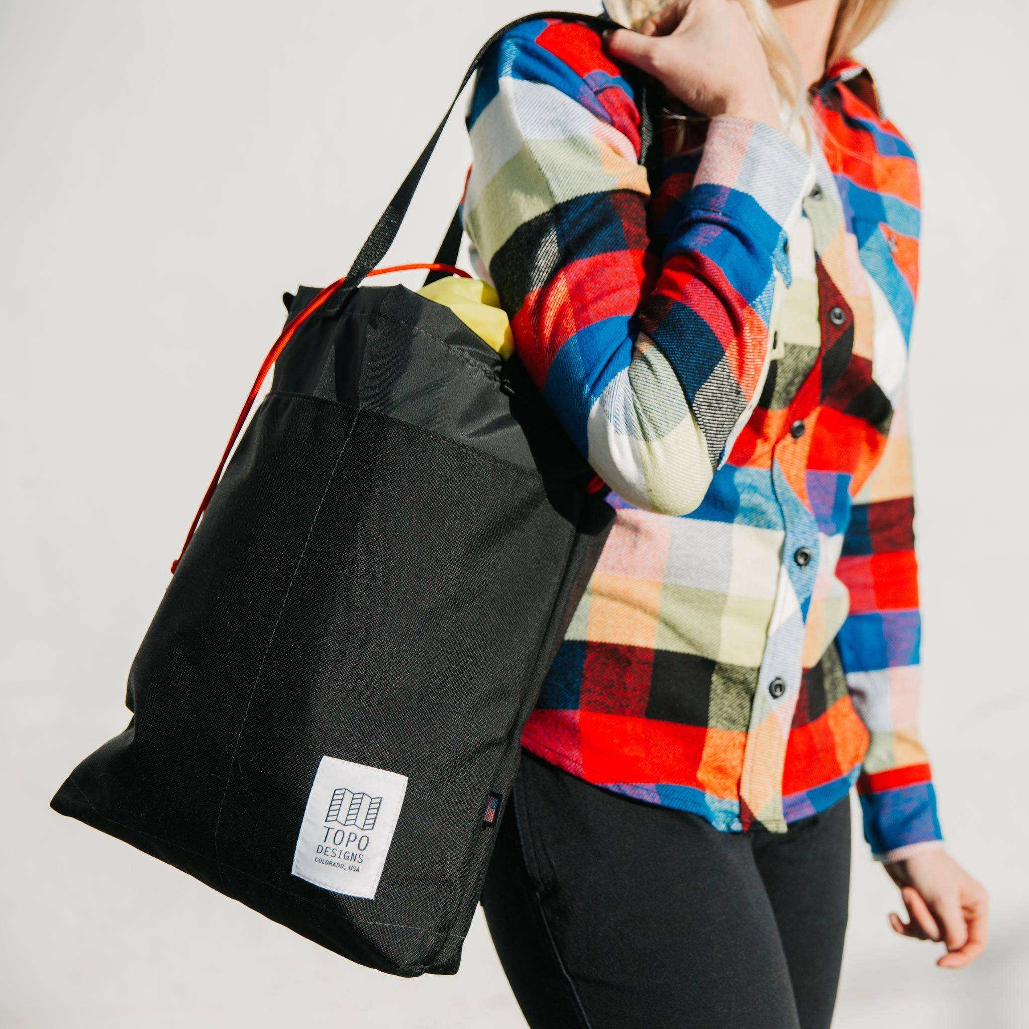 Topo Designs Cinch Tote - Black | Garmentory
