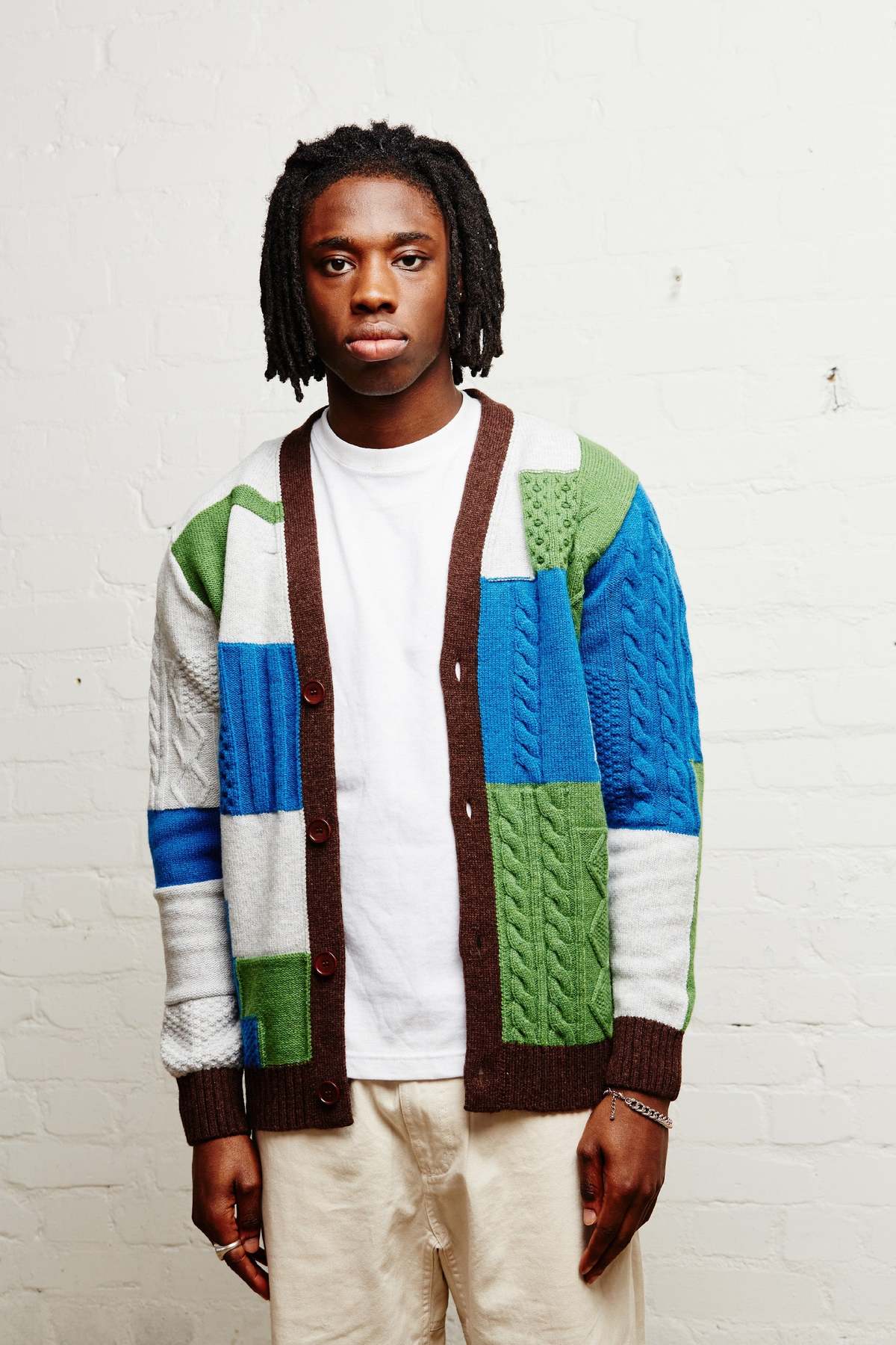 Country of Origin Patchwork Cardi | Garmentory